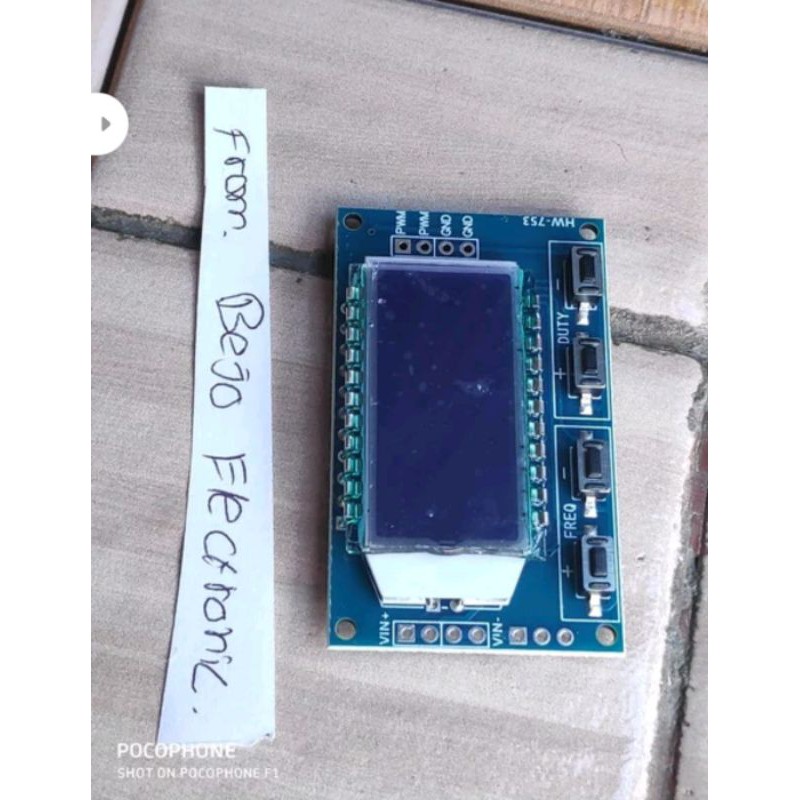 Jual modul signal generator frequency module PWM pulse generator sinyal ...