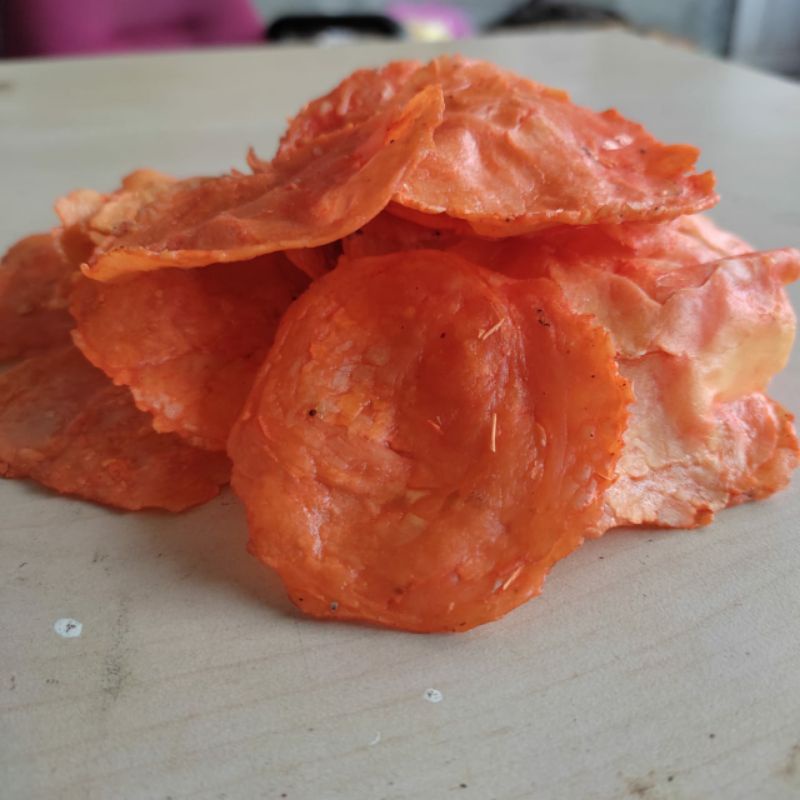 Jual Emping Melinjo Mentah Pedas Manis 1 Kg/Emping LB/Emping Melinjo ...