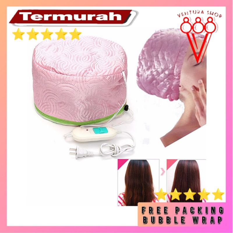 Jual Steamer Rambut Hot Thermal Treatment Heated Cap | Shopee Indonesia