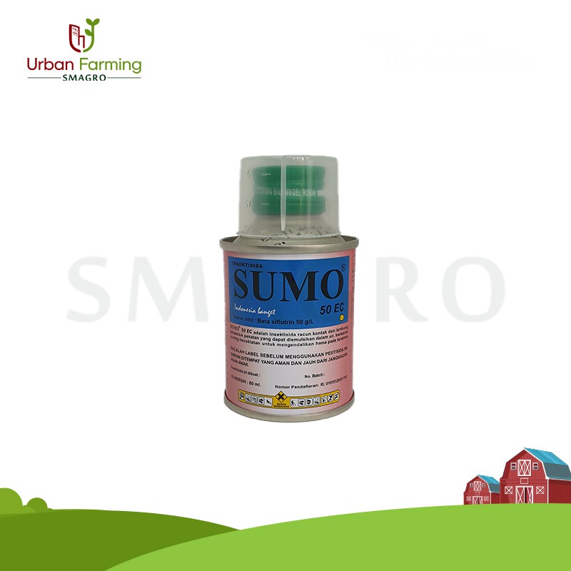 Jual Insektisida SUMO 50EC 80 ML Obat Hama Ulat Grayak dan Orong-Orong ...