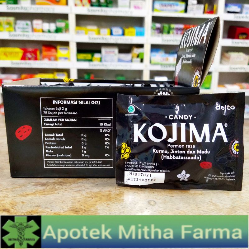 Jual PERMEN KOJIMA CANDY SACHET 5 BUTIR @2Gram | Shopee Indonesia