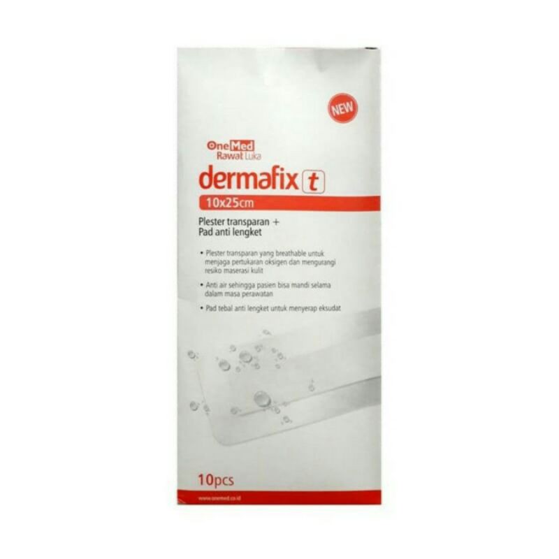 Jual plester dermafix t onemed 5x7cm / 10x12cm / 10x25cm | Shopee Indonesia