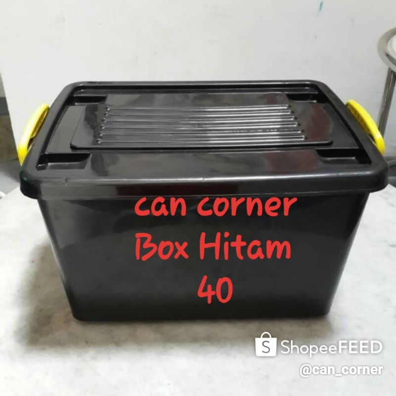 Jual Container box Hitam 40 / Box Container Plastik / Container Box ...