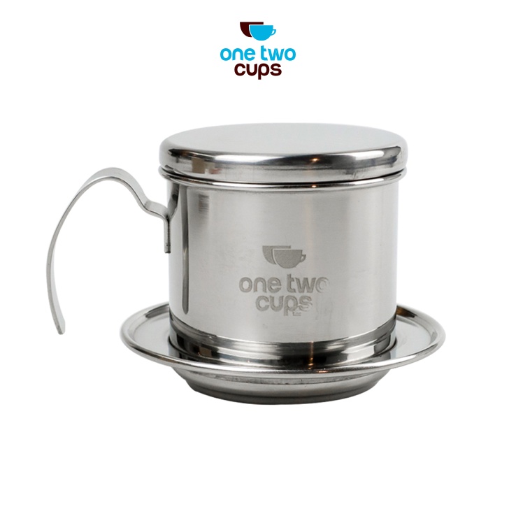 Jual One Two Cups Filter Saring Kopi Vietnamese Coffee Pot Stainless ...