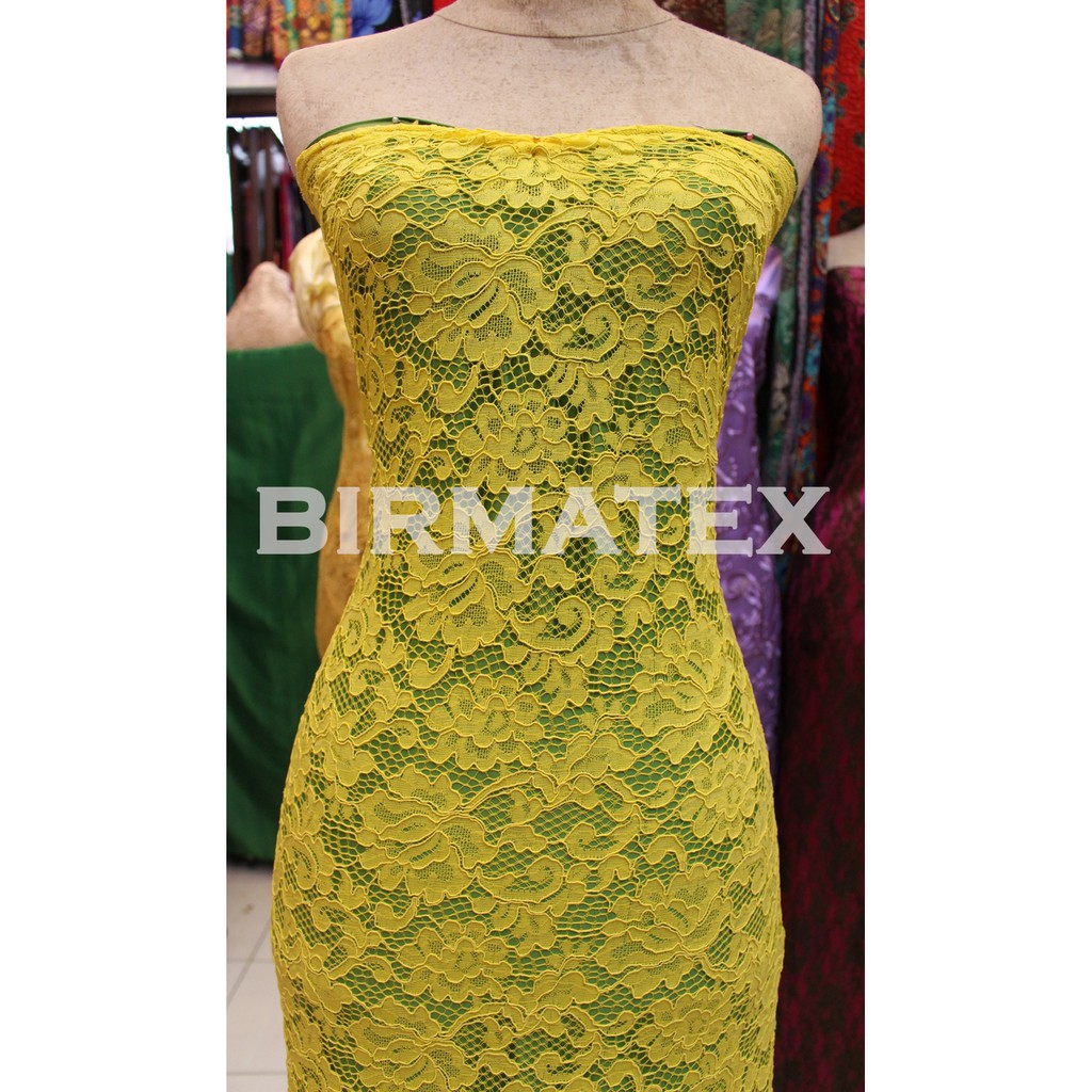 Jual Kain Kebaya Fatmawati Katun Bunga Timbul - Birmatex | Shopee Indonesia