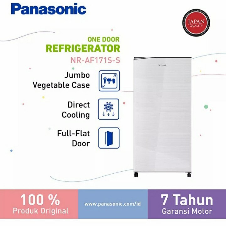 Jual KULKAS PANASONIC NR-AF171S-S LEMARI ES 1 PINTU 155 LITER | Shopee Indonesia