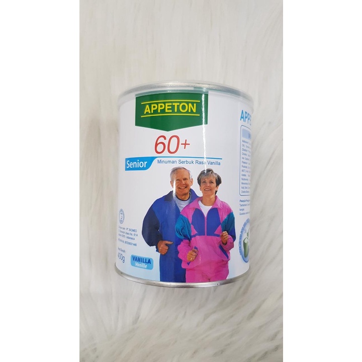 Jual Appeton 60+ Senior Vanilla 400g | Shopee Indonesia