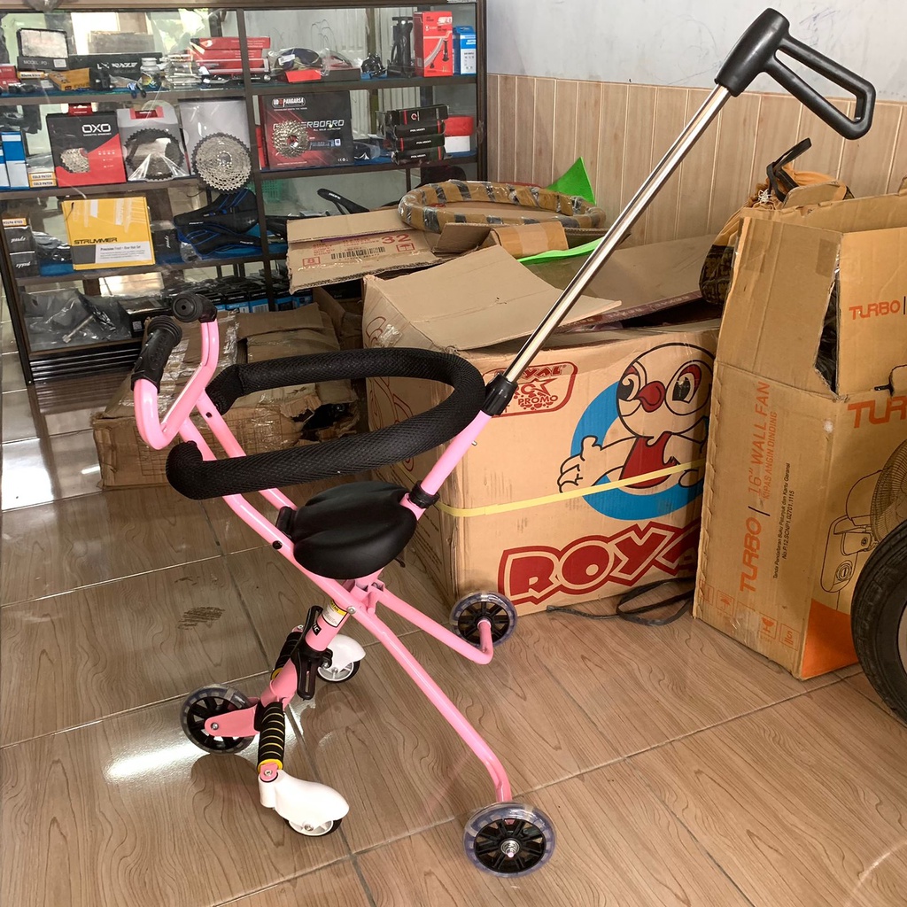 Jual Stroller Exotic LW008 LW 008 005 mikro trike Roda 5 lima tiga 3 Kursi dorongan dorong Magic ...