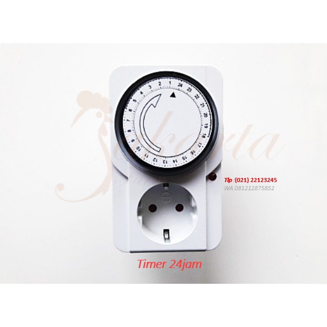 Jual Timer switch Stop Kontak Listrik Analog 24 Jam | Shopee Indonesia