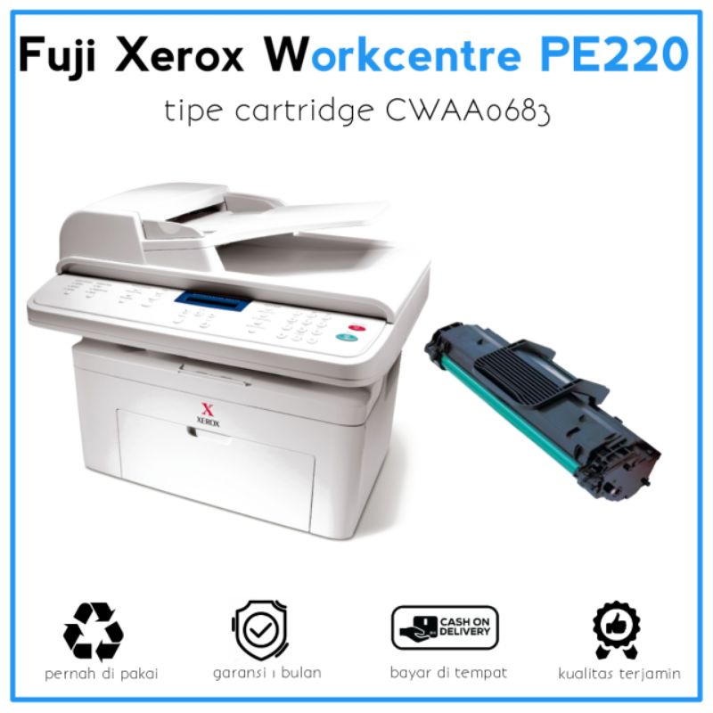Jual Printer Fuji Xerox Workcentre PE220 / Print,scan,copy (F2 adf ...