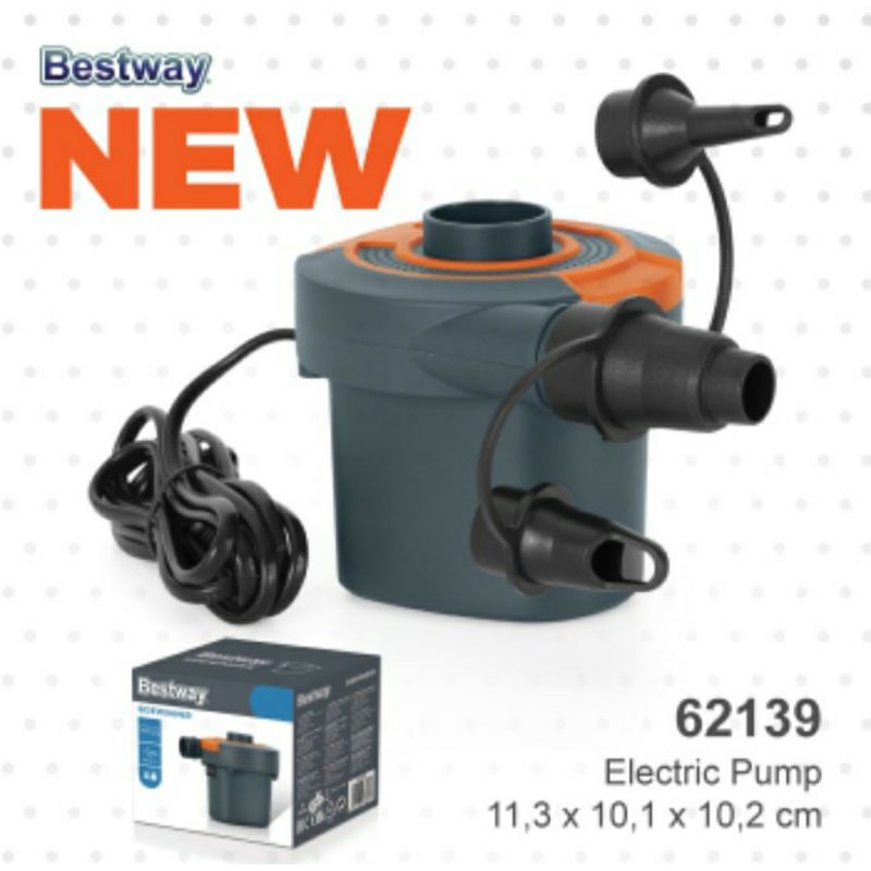 Jual Pompa Listrik Bestway 62139 / Pompa Kasur Angin / Pompa Kolam Renang / Pompa Elektrik ...