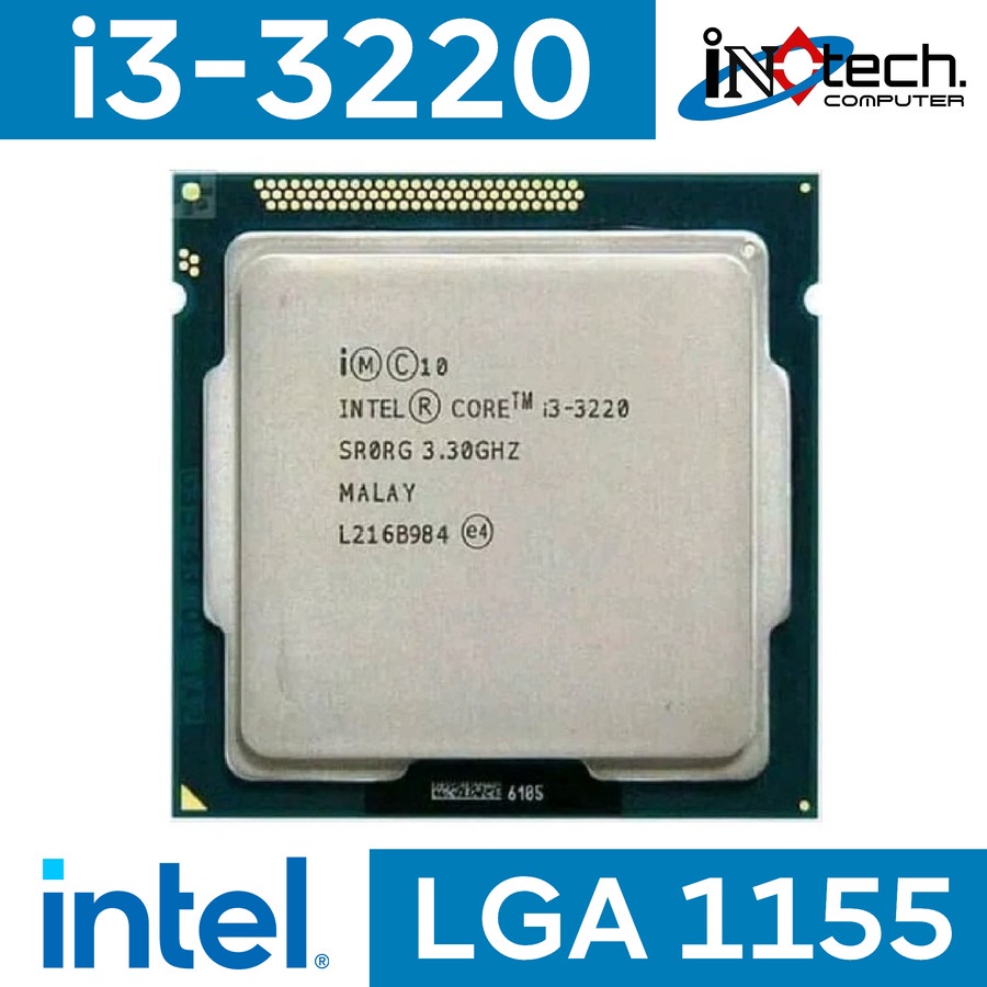 Jual Processor Intel Core i3 3220 tray Soket 1155 Ivy Bridge 3rd Gen ...