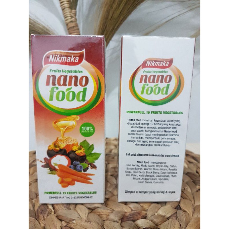 Jual Nano Food Fruits Vegetables by Nikmaka 250 ml | Shopee Indonesia