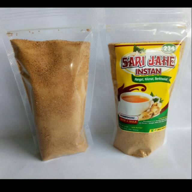 Jual Sari Jahe Instan 234 kemasan 200gram | Shopee Indonesia