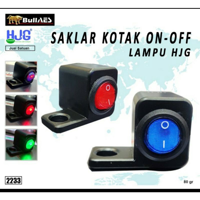 Jual Saklar Switch Lampu LED Motor Spion On Off Waterproof CNC ...