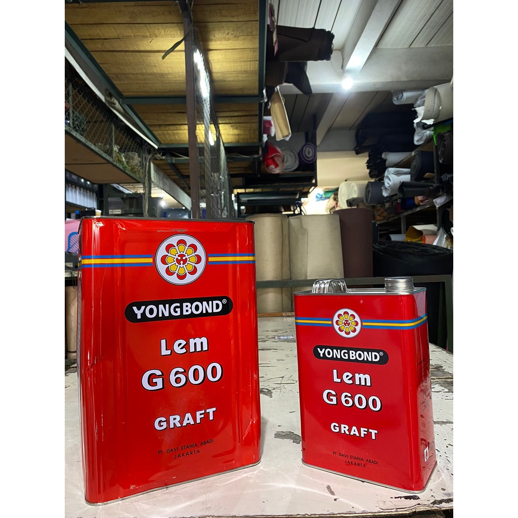 Jual LEM G 600 MERAH YONGBOND GALON | Shopee Indonesia
