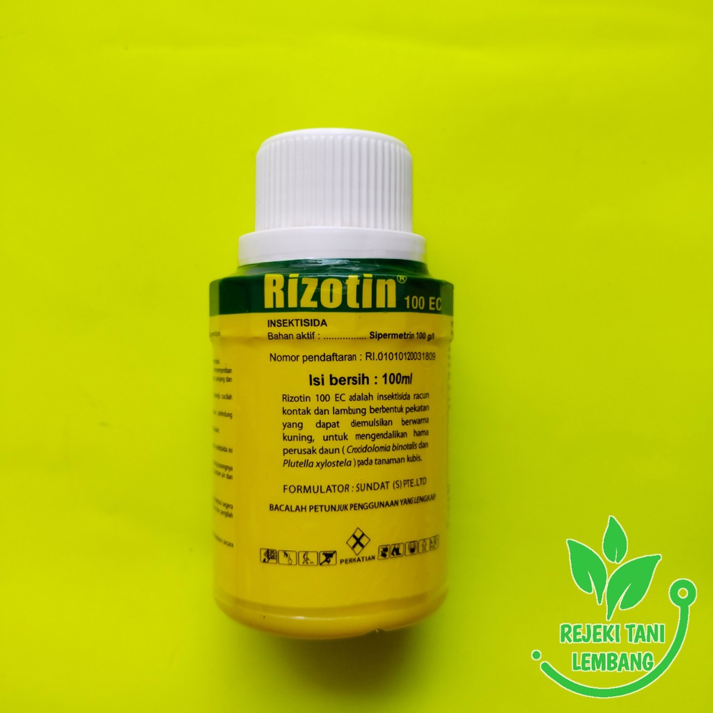 Jual INSEKTISIDA RIZOTIN 100EC 100 ML PEMBASMI HAMA TANAMAN | Shopee ...