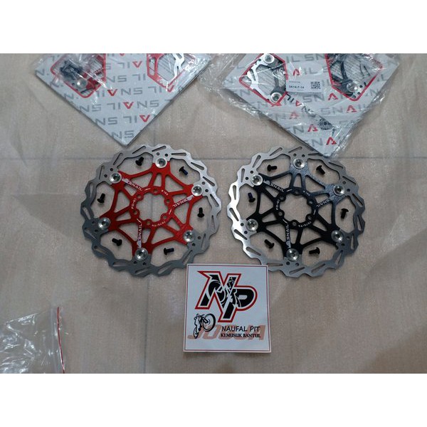 Jual rotor snail floating ukuran 180 mm atau 7 inch include baut rotor ...