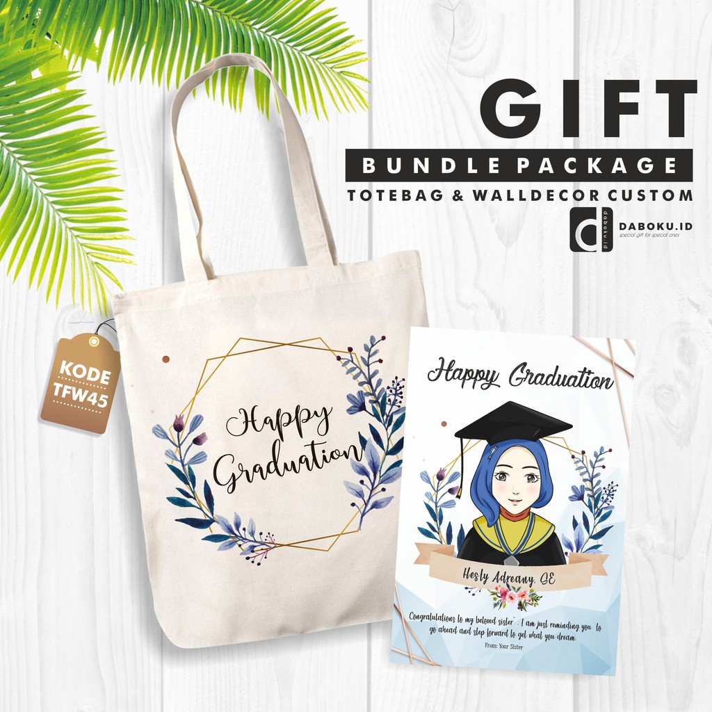 Jual DABOKU - PAKET KADO HADIAH BUKET WISUDA ULANG TAHUN TOTEBAG ...
