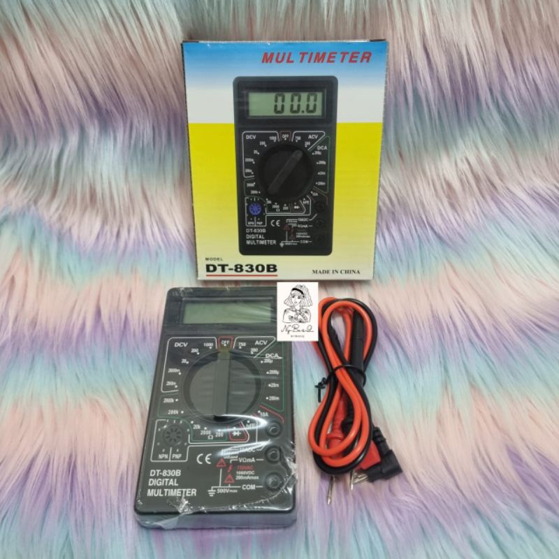 Jual MULTI TESTER DIGITAL DT830B DT 830B 830 DT830 | Shopee Indonesia