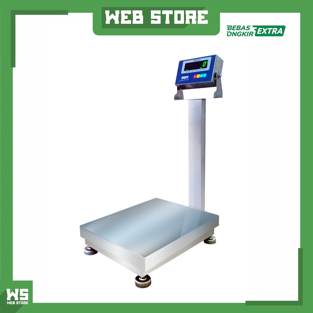 Jual Timbangan Lantai Digital Waterproof IP68 Stainless Steel Tahan Air 150kg 150 kg Sojikyo ...