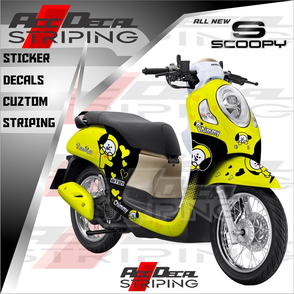 Jual sticker scoopy striping scoopy decal scoopy custom scoopy | Shopee ...