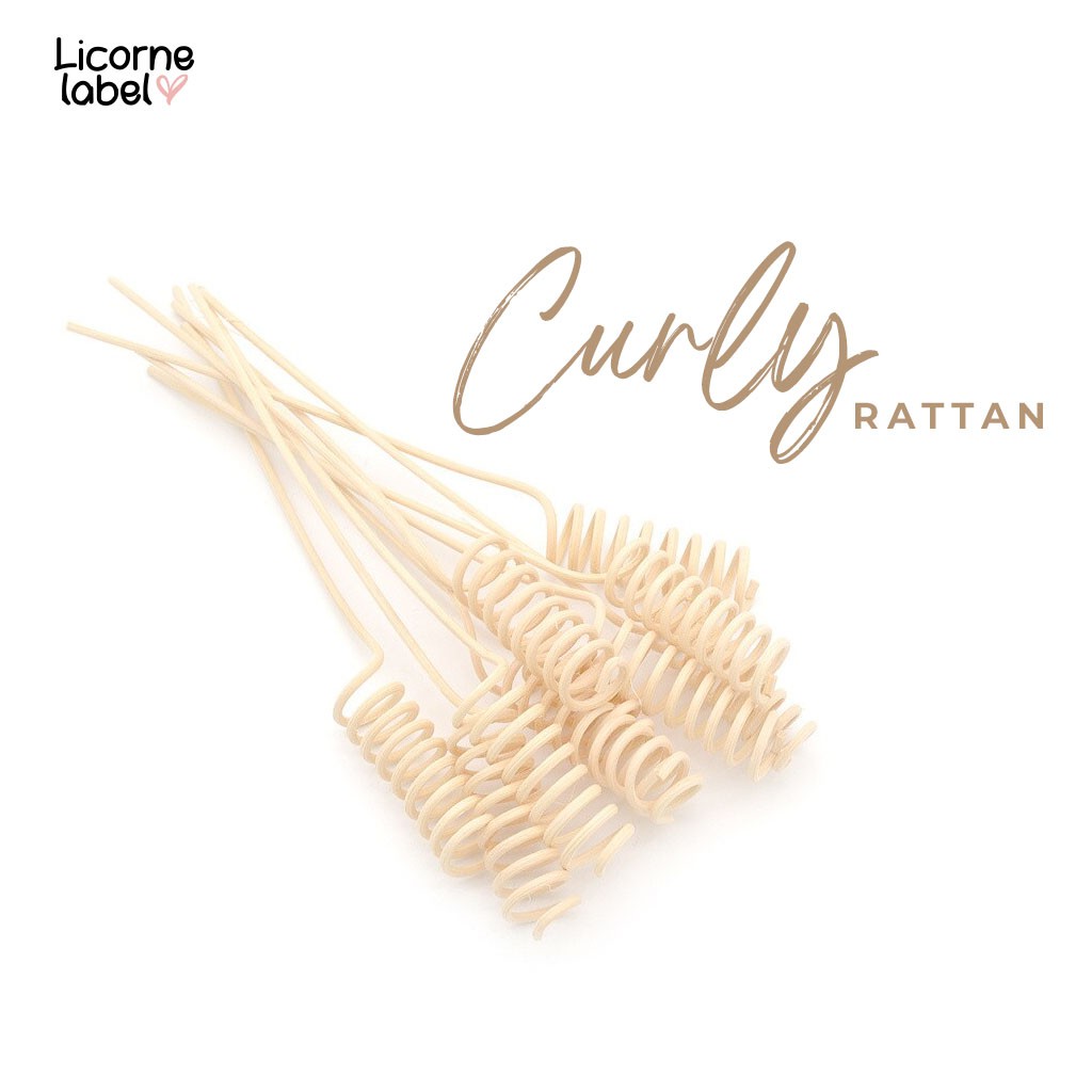 Jual Elie Moise Curly Rattan Reed Diffuser Stick Eco Friendly & 100% ...