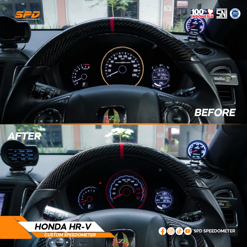 Jual KHUSUS CUSTOM DESAIN UKURAN XL - SPD SPEEDOMETER | Shopee Indonesia