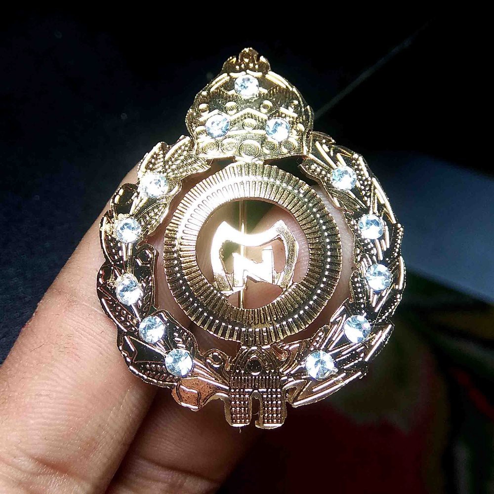 Jual Bros Lambang Keraton Mangkunegaran Berhias Batu Kualitas Istimewa ...