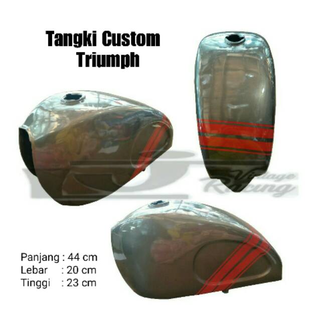 Jual Tangki triumph cat tangki custom kustom | Shopee Indonesia