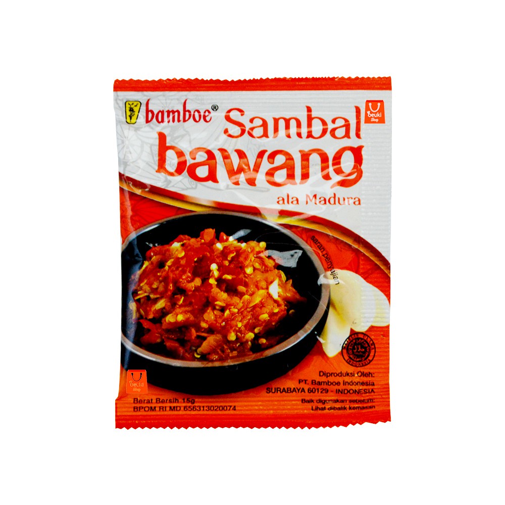 Jual BAMBOE SAMBAL BAWANG SACHET 15G //HARVESTMART | Shopee Indonesia