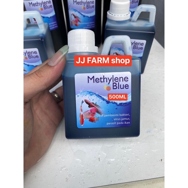 Jual METHYLENE BLUE OBAT BIRU IKAN HIAS 500ML methaline methalene ...