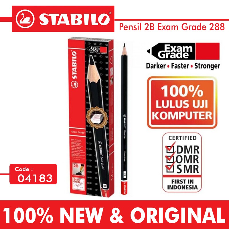 Jual Pensil 2B Stabilo Exam Grade (288) - 1 Lusin | Shopee Indonesia