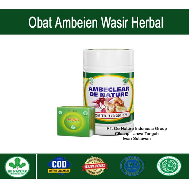 Jual Ambeclear dan Salep Salwa De Nature Obat Herbal Paling Ampuh dan ...