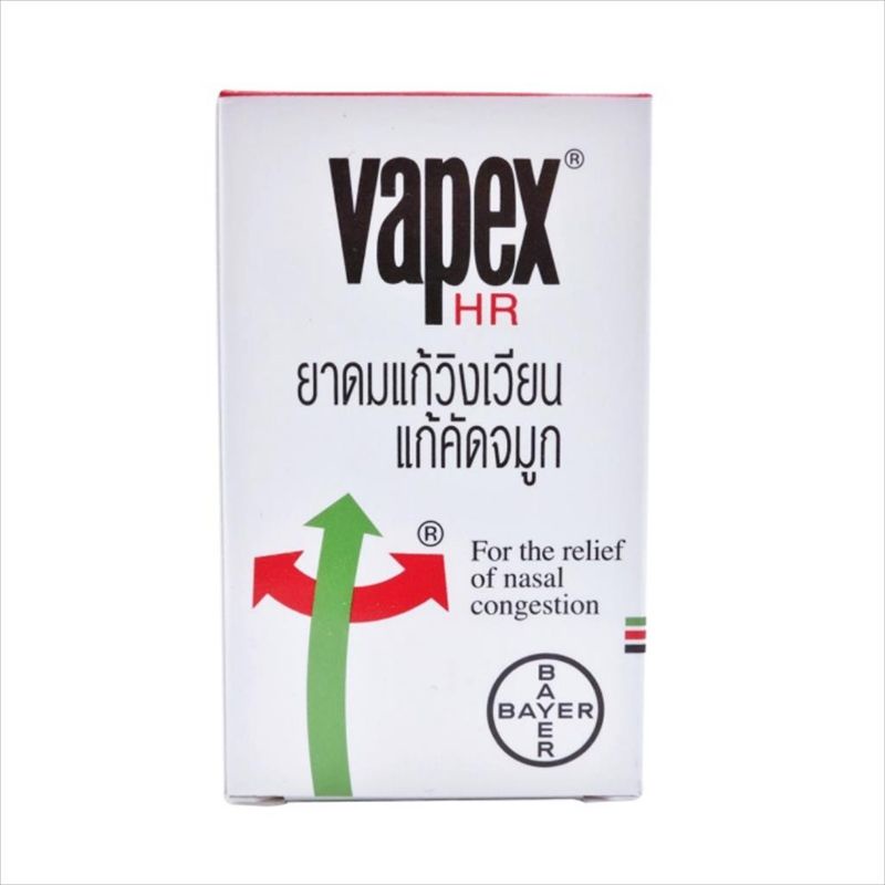 Jual Bayer Thailand Original 14ml Vapex Minyak Angin Inhalant Flu Pilek Hidung Tersumbat Mual ...