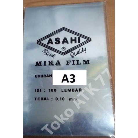 Jual Plastik Mica Mika Film Bening Ukuran Besar A3 dijual per 5 lembar READY STOCK | Shopee ...