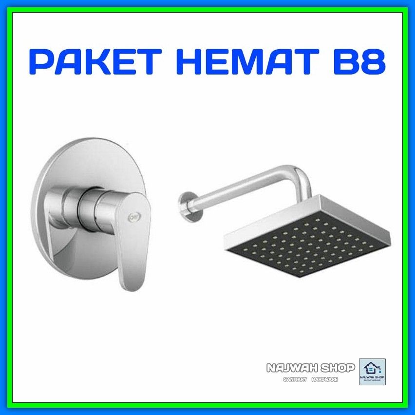 Jual Shower Set Kran Tanam Air Dingin AER SSV 01C dan Wall Shower WS 11 Paket Shower Air Dingin ...