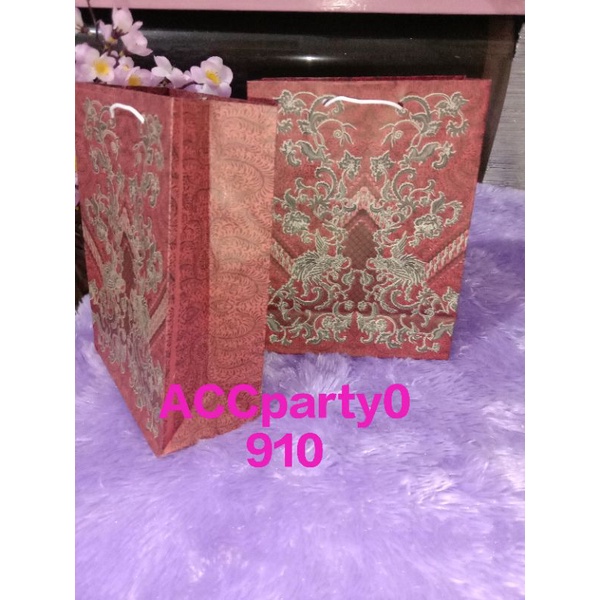 Jual Tas Kertas Batik Mini / Tas Kertas Souvenir ( Isi 12lmbr ...