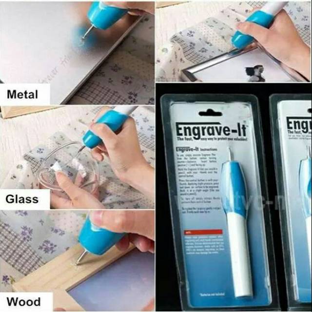 Jual [1Kg Muat 12] Alat Ukir Piring Sendok Kayu Kaca / Bolpoin Ukir ...