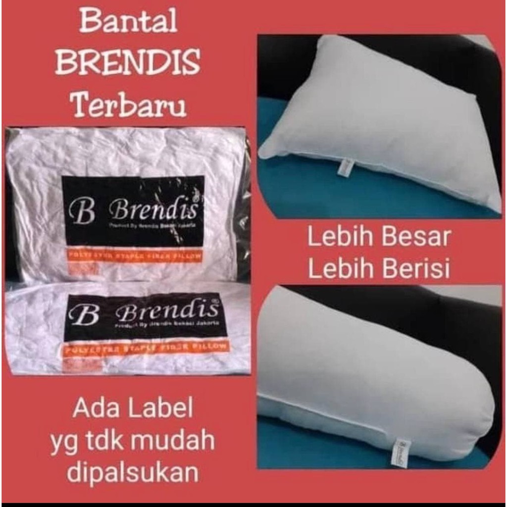 Jual Brendis Bantal Hotel - Bantal dan Guling Brendis - Bantal Kualitas Hotel | Shopee Indonesia