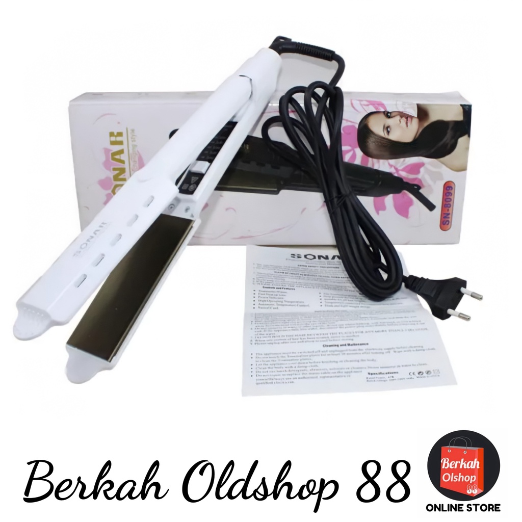 Jual Catokan lurus Sonar SN-8099 , catokan plat besar , hairdryer ...