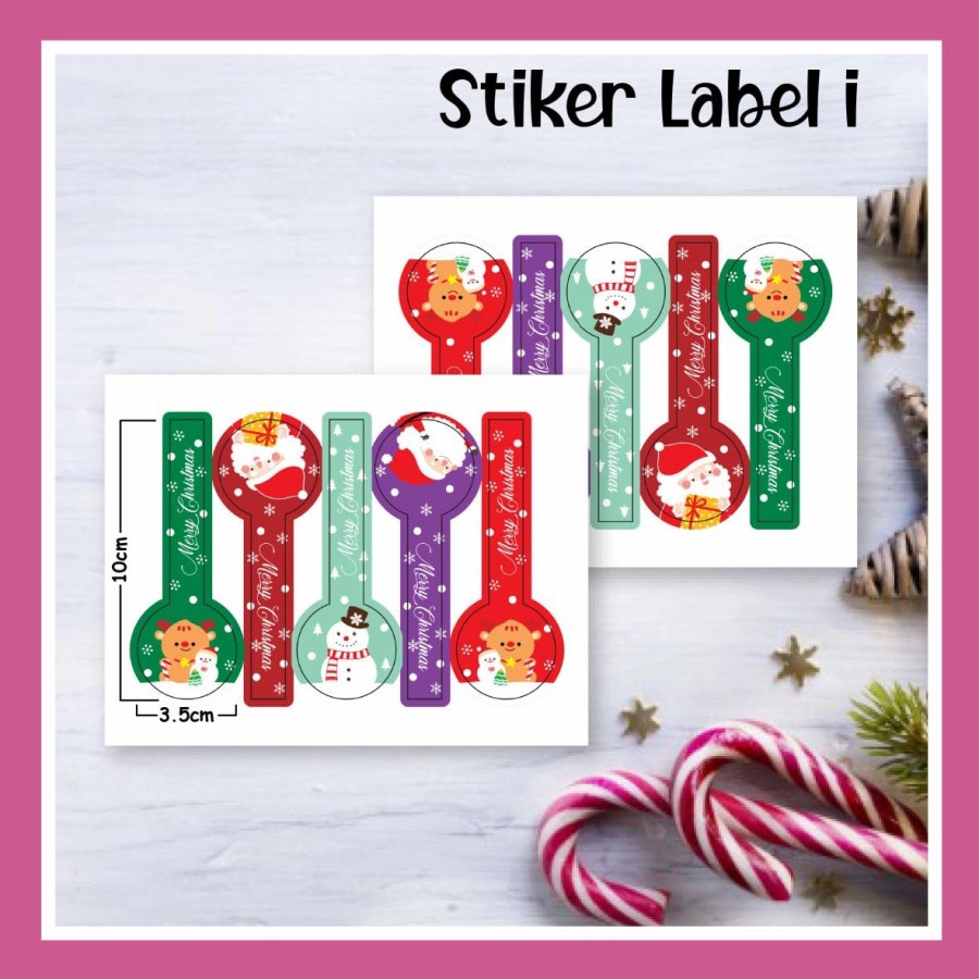 Jual Stiker Label Natal Snow | Shopee Indonesia