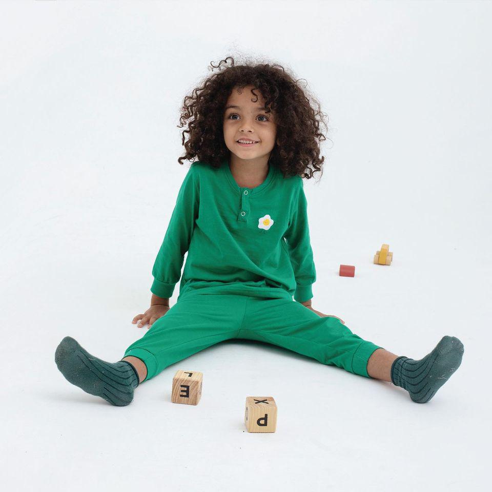 Jual Mini Moony The Green Egg - Piyama Anak Lengan Panjang | Shopee ...