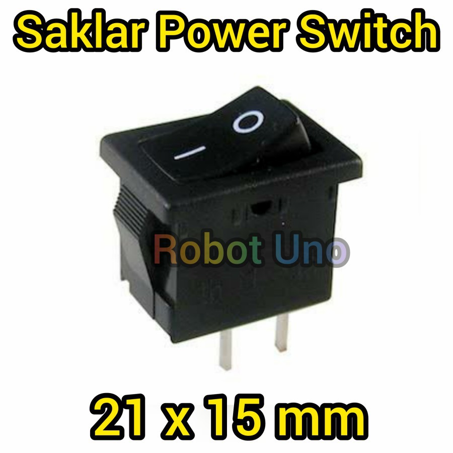 Jual Saklar Power Rocker Switch 2 Kaki 21x15mm | Shopee Indonesia