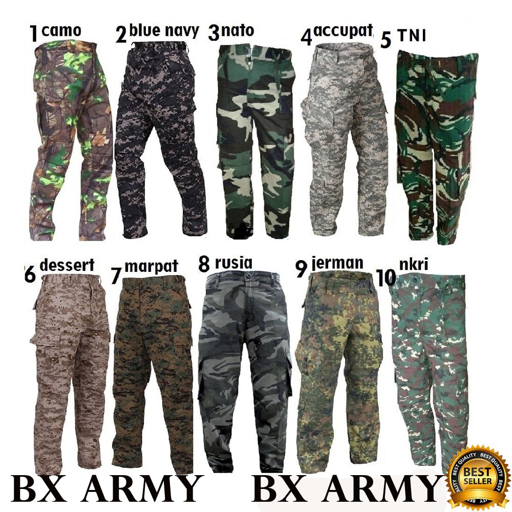 Jual Celana Loreng Army | Shopee Indonesia