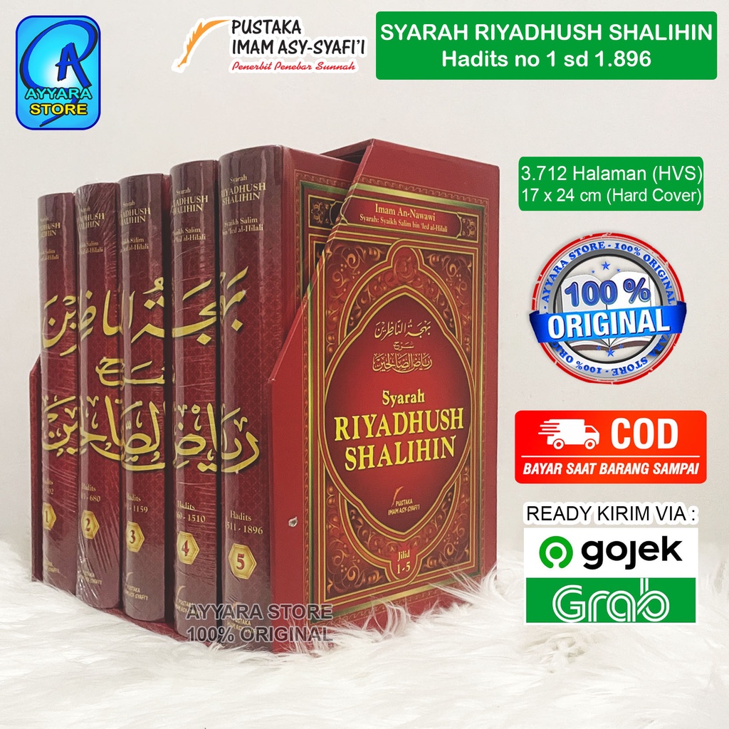 Jual Syarah Riyadhush Shalihin - Perjilid - Jilid 1, 2, 3, 4, 5 - Imam An Nawawi - Syaikh Salim ...