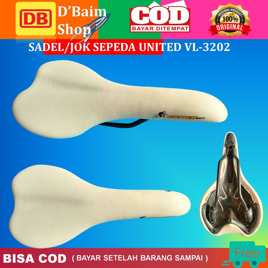 Jual Jok Sepeda Road Bike United Sadel Sepeda Gunung FIXI MTB UNITED VL ...