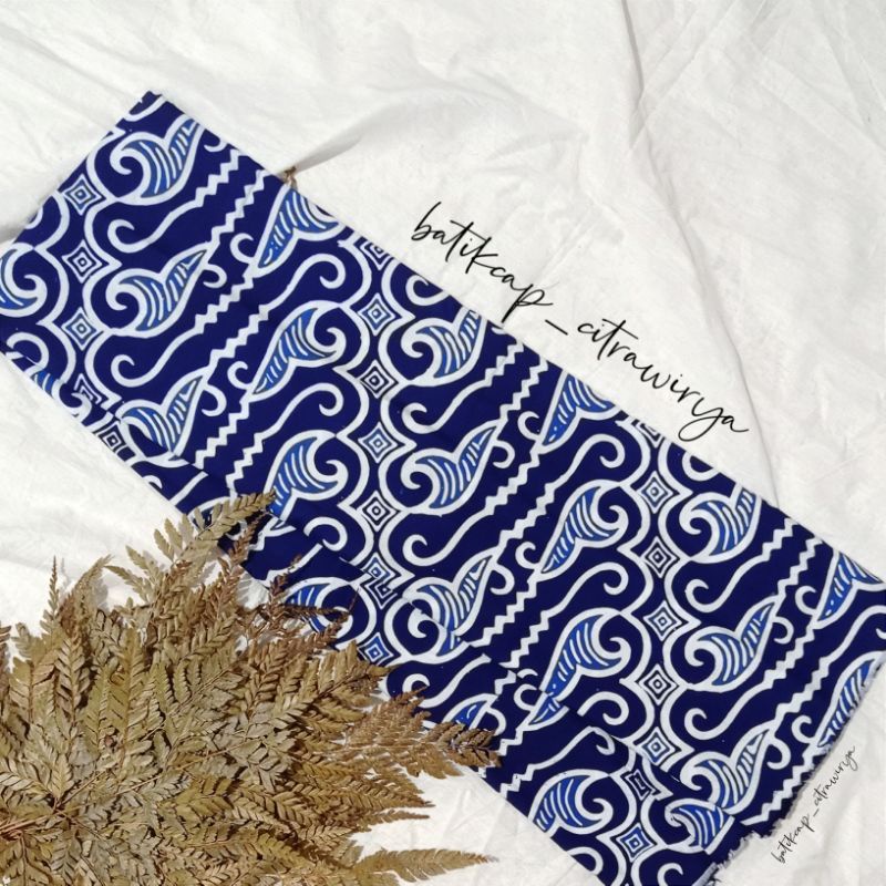 Jual Kain batik CAP Garutan dua warna Biru. | Shopee Indonesia