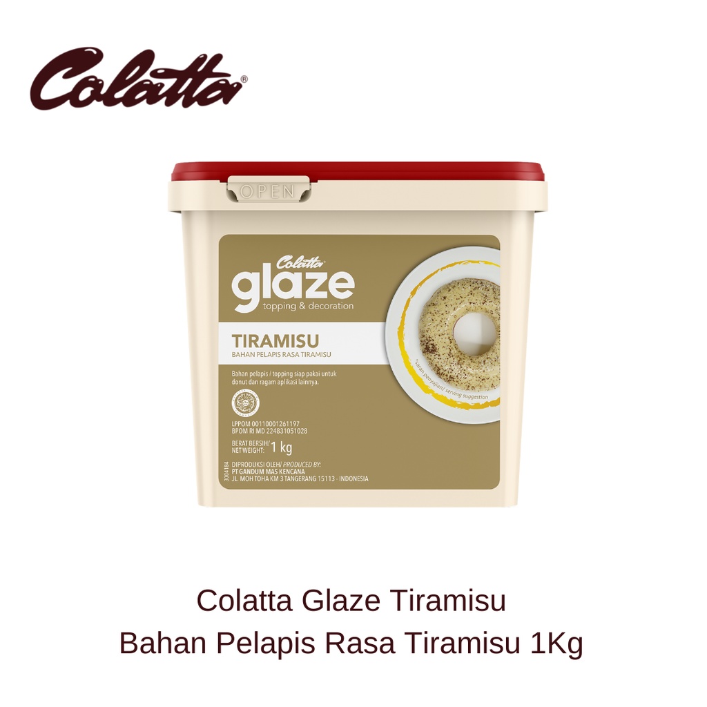 Jual Colatta Glaze Tiramisu - Bahan Pelapis Rasa Tiramisu 1Kg | Shopee ...