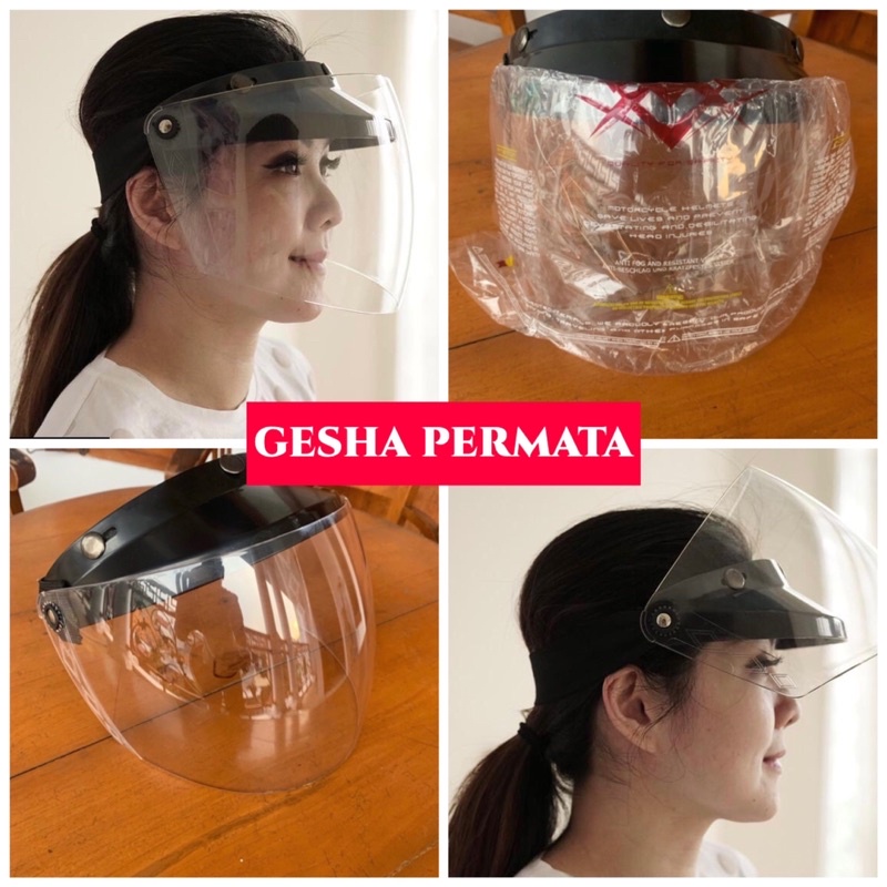 Jual APD FACE SHIELD FACESHIELD MODEL BUKA TUTUP | Shopee Indonesia